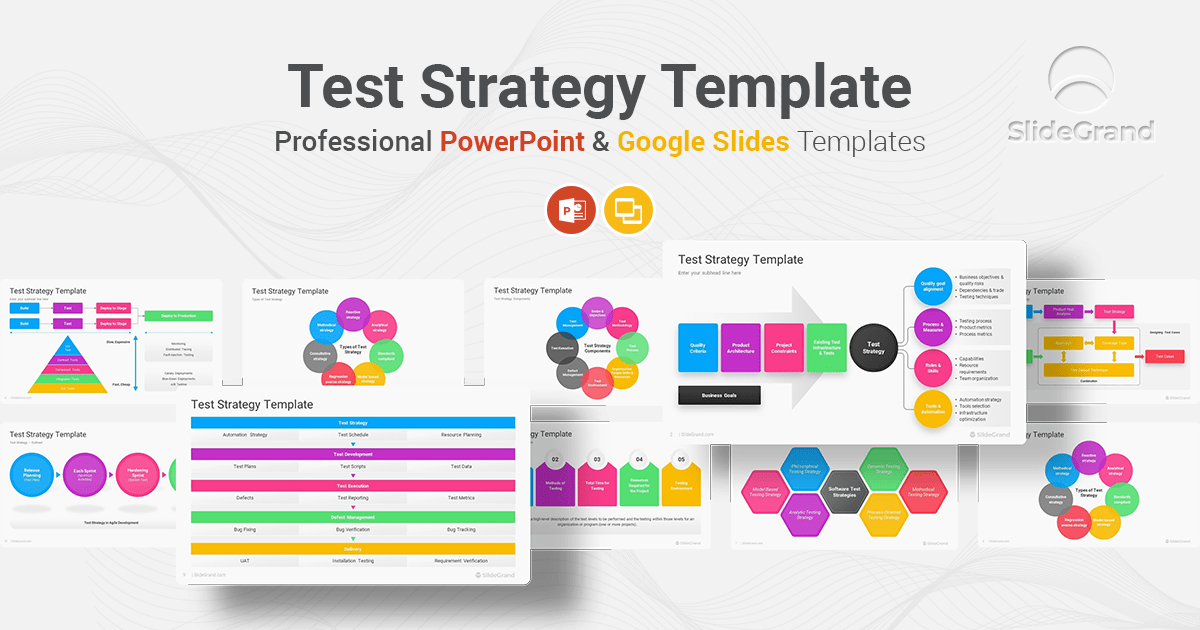 Test Strategy PowerPoint Template Designs - SlideGrand