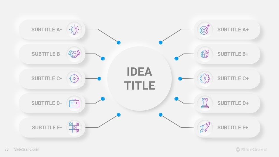 Animated Neumorphic PowerPoint Template Designs - SlideGrand Animated Neumorphic PowerPoint Template Designs - SlideGrand