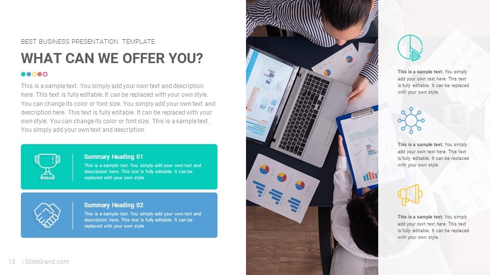 Investors Pitch Deck PowerPoint Presentation Template Designs - SlideGrand