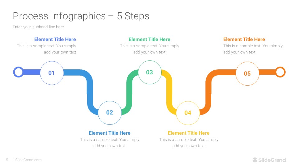 Process Infographics PowerPoint Template Designs - SlideGrand