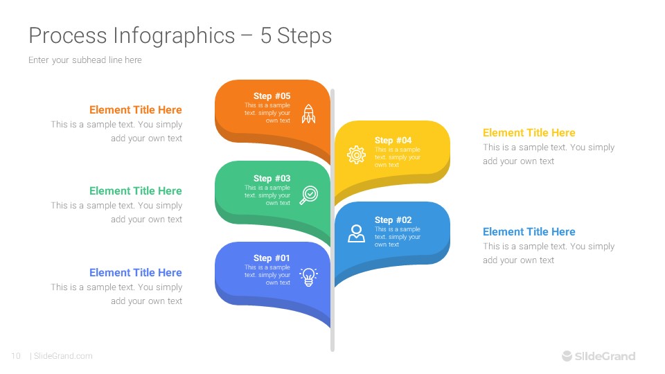 Process Infographics PowerPoint Template Designs - SlideGrand