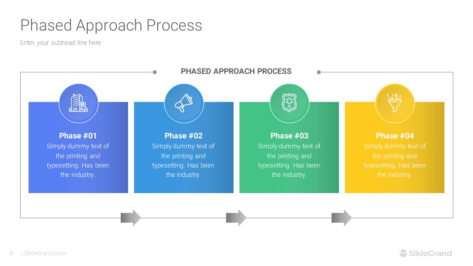 Phased Approach Process PowerPoint Template Designs - SlideGrand Phased Approach Process PowerPoint Template Designs - SlideGrand