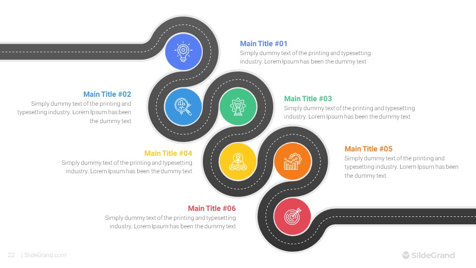 Roadmap Infographics PowerPoint Template Designs - SlideGrand
