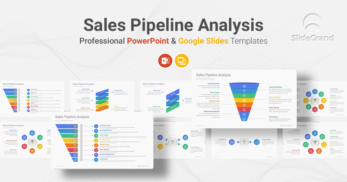 Sales Pipeline Analysis PowerPoint Template Designs - SlideGrand